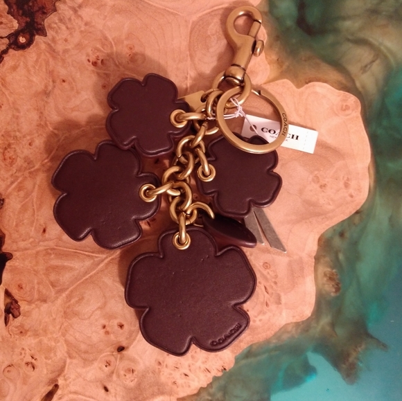 Coach | Accessories | Coach Tea Rose Star Cluster Bag Charm Nwt | Poshmark